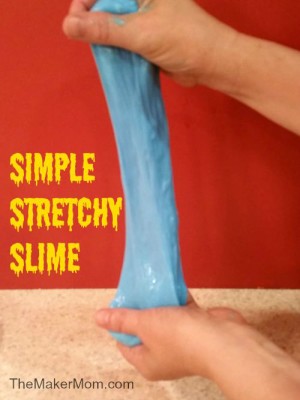 How to Make Simple Stretchy Slime - The Maker Mom
